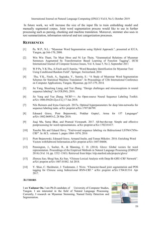 OPTIMIZE THE LEARNING RATE OF NEURAL ARCHITECTURE IN MYANMAR STEMMER | PDF | Artificial ...