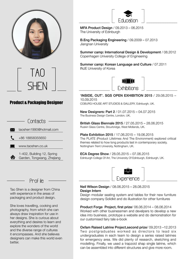 Tao Shen | PDF | Arts and Crafts | Hobbies & Interests