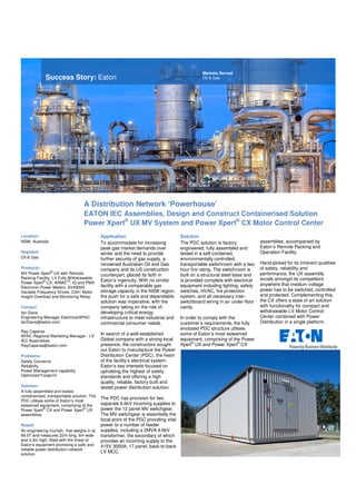 CB&I _ EATON NGSF SUCCESS STORY | PDF