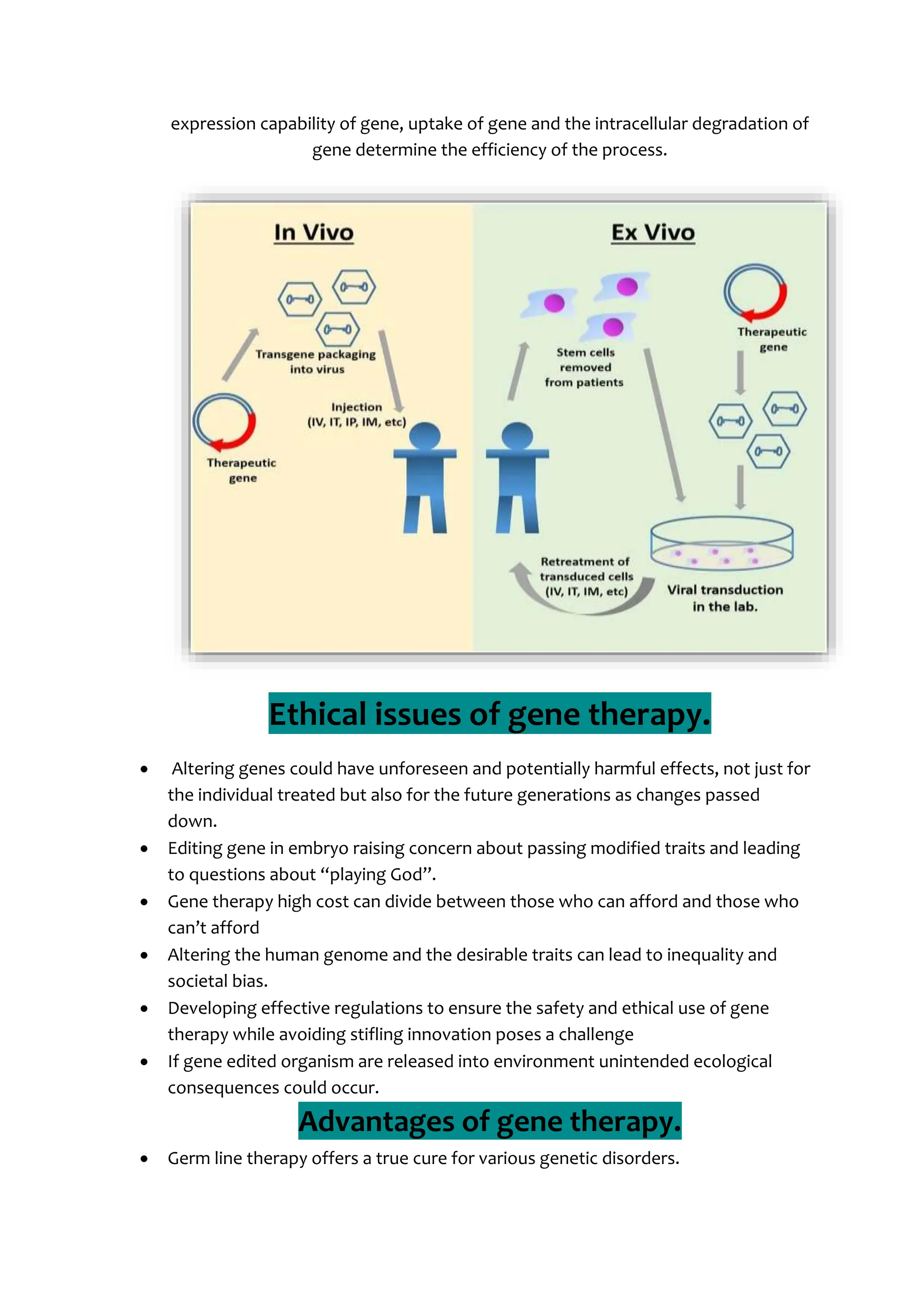 Gene therapy | DOCX