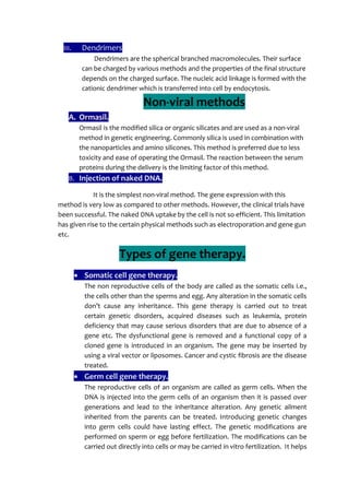 Gene therapy | PDF