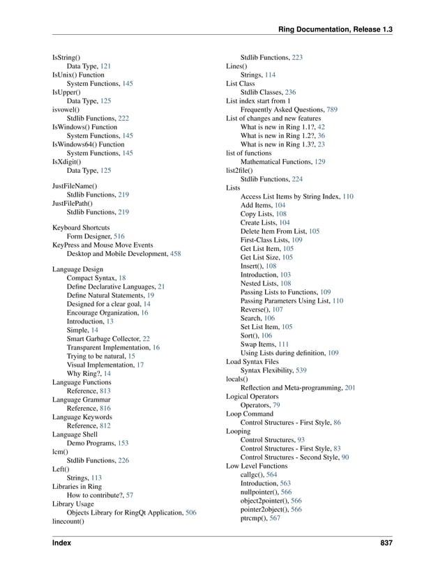 The Ring programming language version 1.3 book - Part 86 of 88 | PDF | Programming Languages ...