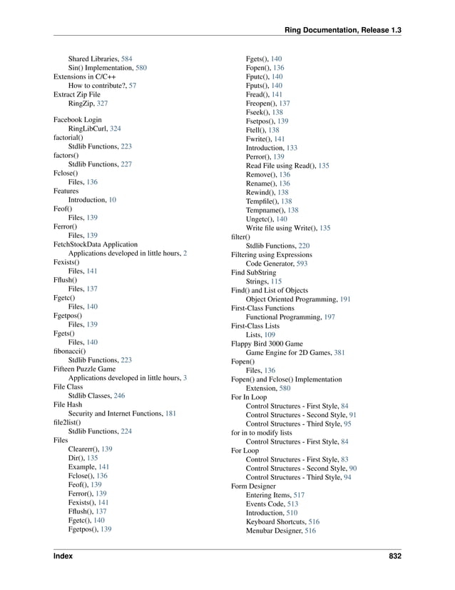 The Ring programming language version 1.3 book - Part 86 of 88 | PDF ...