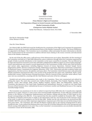 Sachar Committee Report | PDF