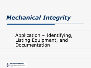 8522851.ppt - Mechanical Integrity Application | PPT