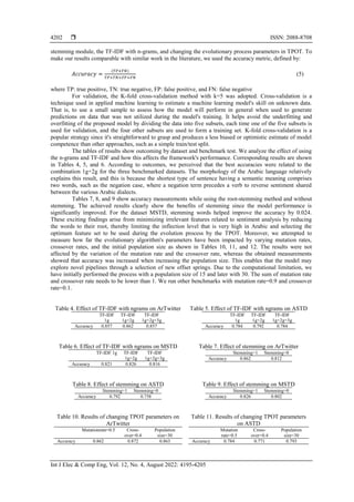 Dialectal Arabic sentiment analysis based on tree-based pipeline optimization tool | PDF
