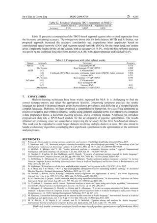 Dialectal Arabic sentiment analysis based on tree-based pipeline optimization tool | PDF