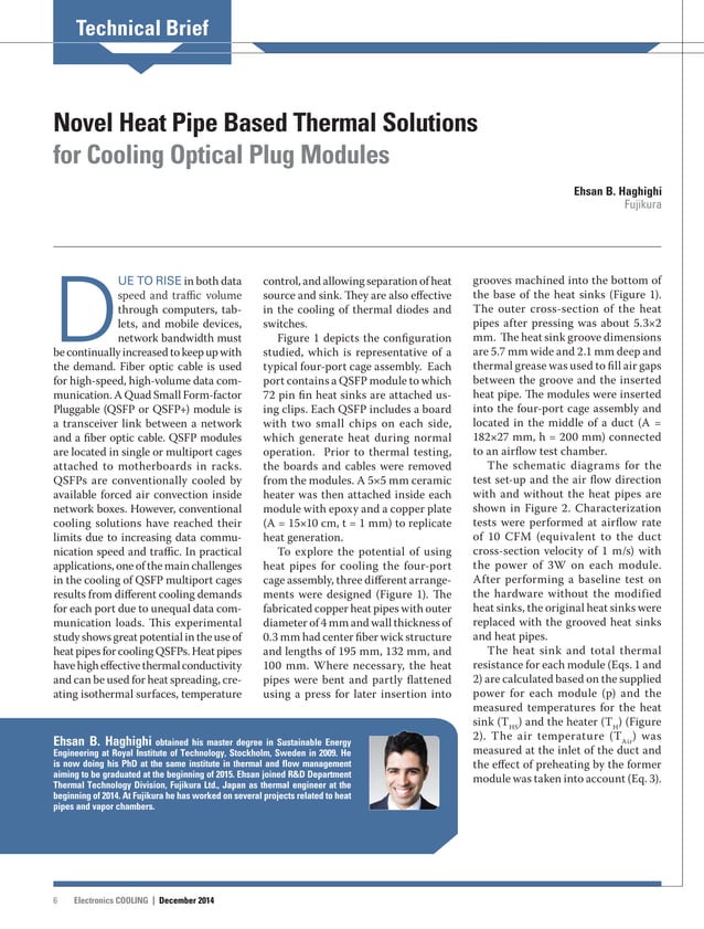 Cooling Optical Plug Modules with Heat Pipes | PDF