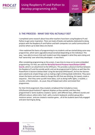Raspberry Pi and Python Case Study | PDF