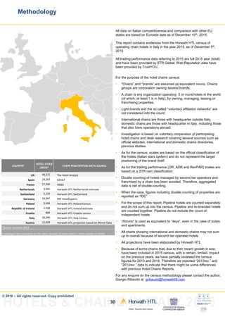 Hotels & Chains in Italy 2016 Report | PDF | Europe Travel | Travel Locations
