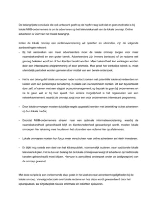 Managementsamenvatting | PDF