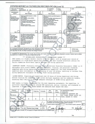 LANDRY FITREP CSS | PDF