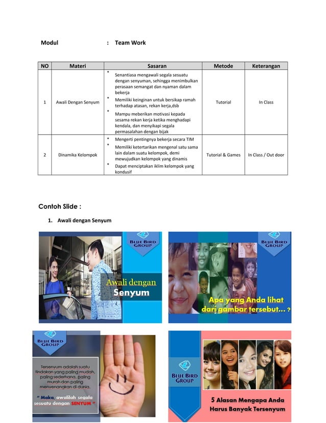 Modul Training | PDF