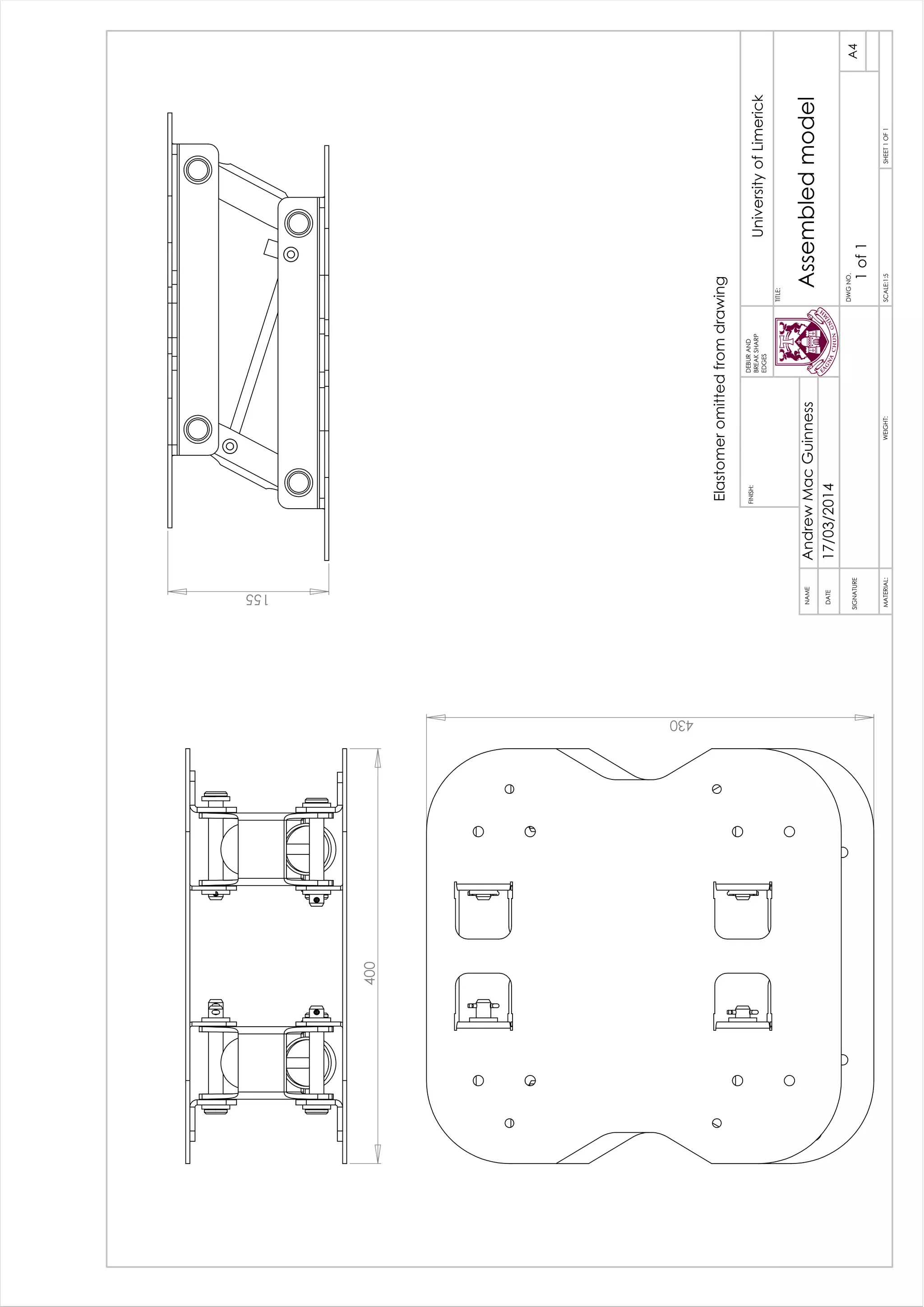 Sample of Suspension 2D Drawings | PDF