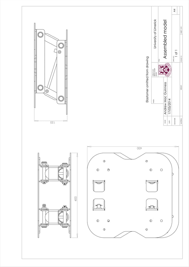 Sample of Suspension 2D Drawings | PDF