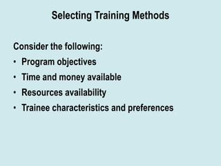 Designing Effective HRD programs | PPT