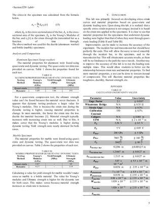 MOMLabFinalProject-1 | DOCX | Physics | Science