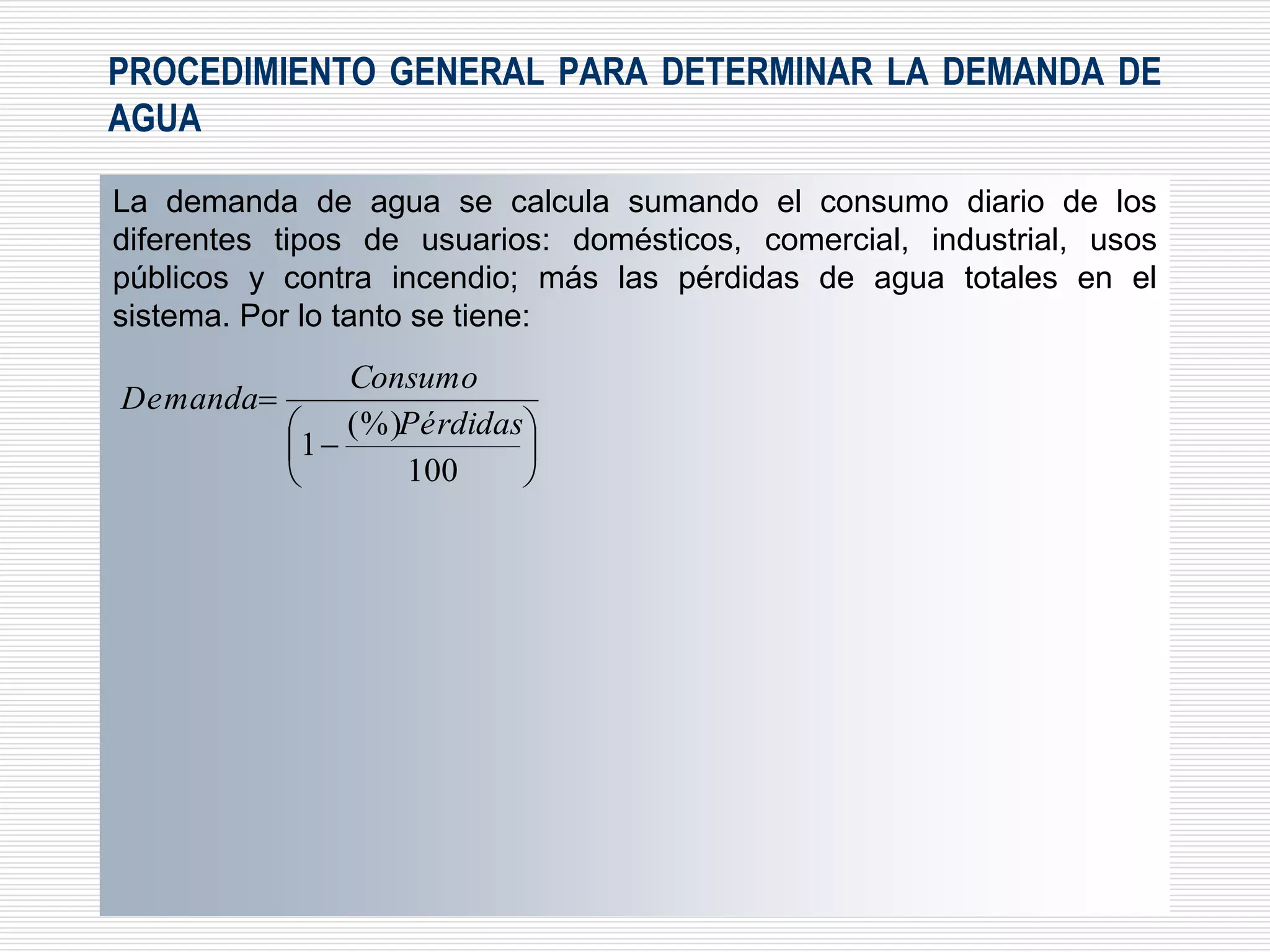 calculo de demanda | PPT