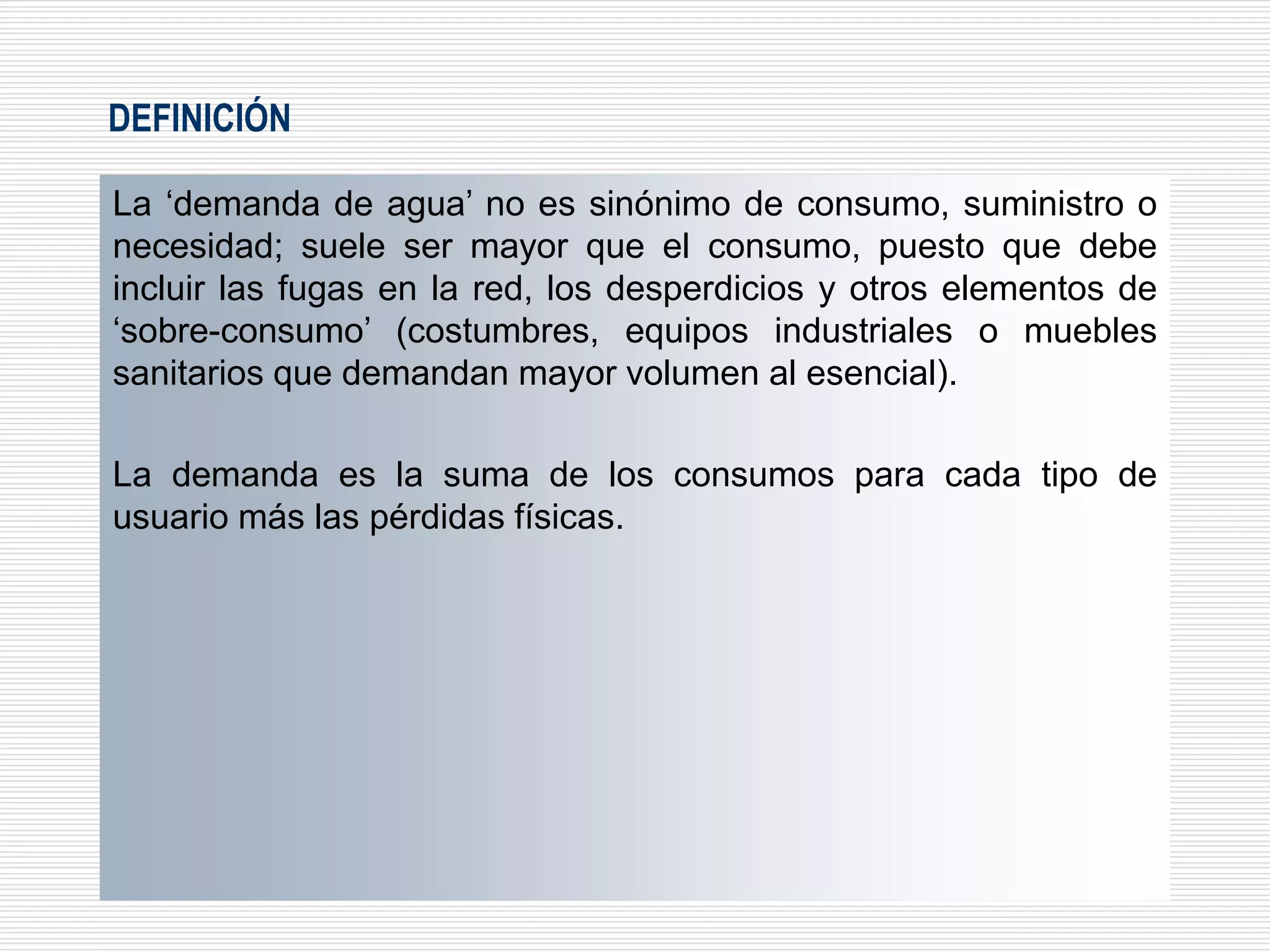 calculo de demanda | PPT