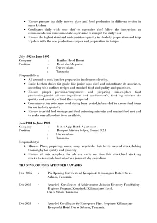 change cv rama | DOC