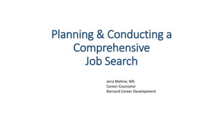 Jena - Job Search Workshop | PPT