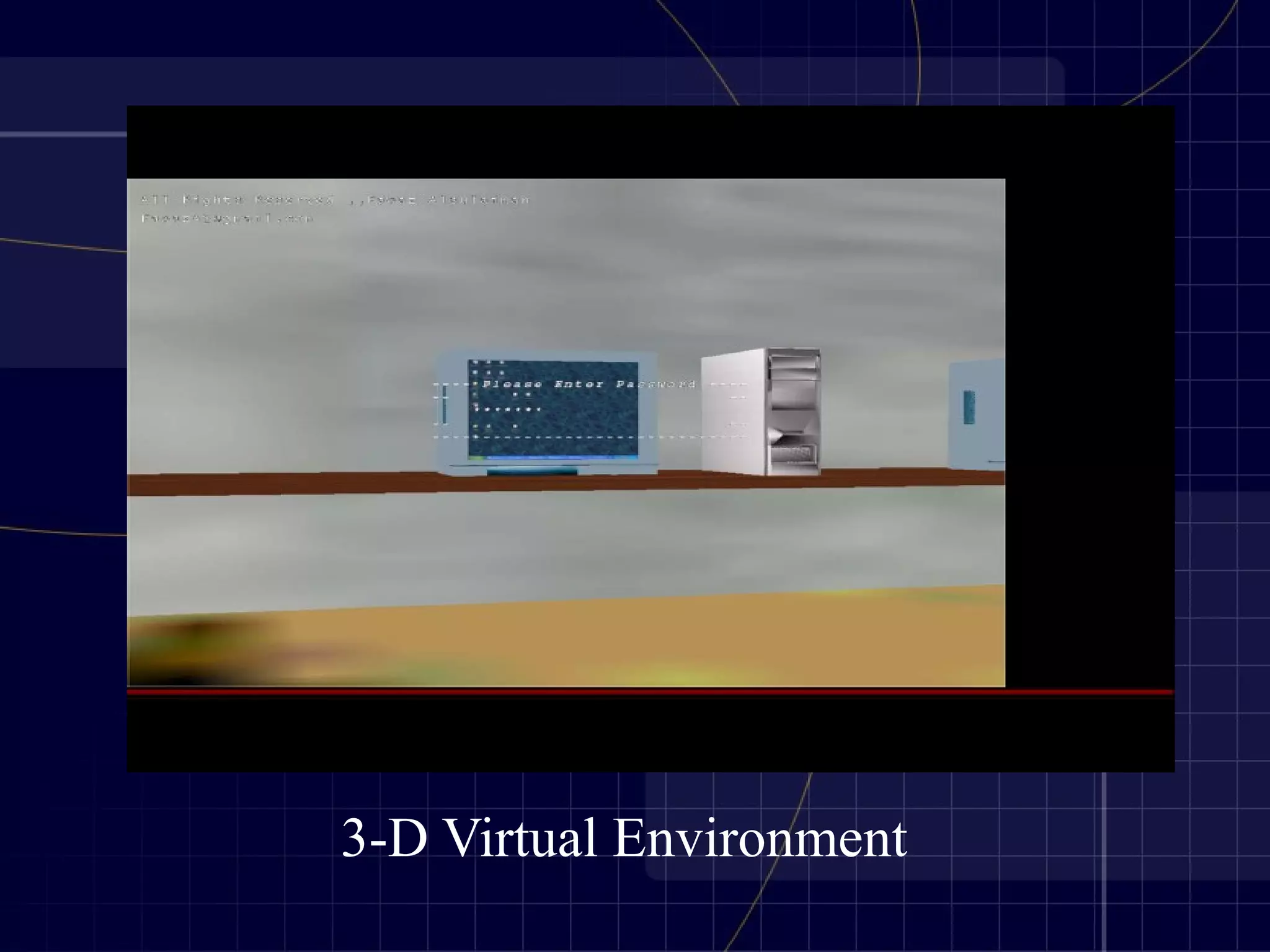 3D PASSWORD | PPT | 3-D Graphics | Computer Software and Applications