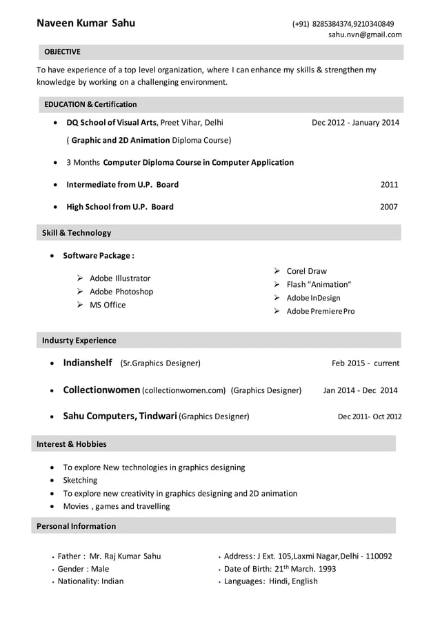 New Updatated Resume 01 | PDF