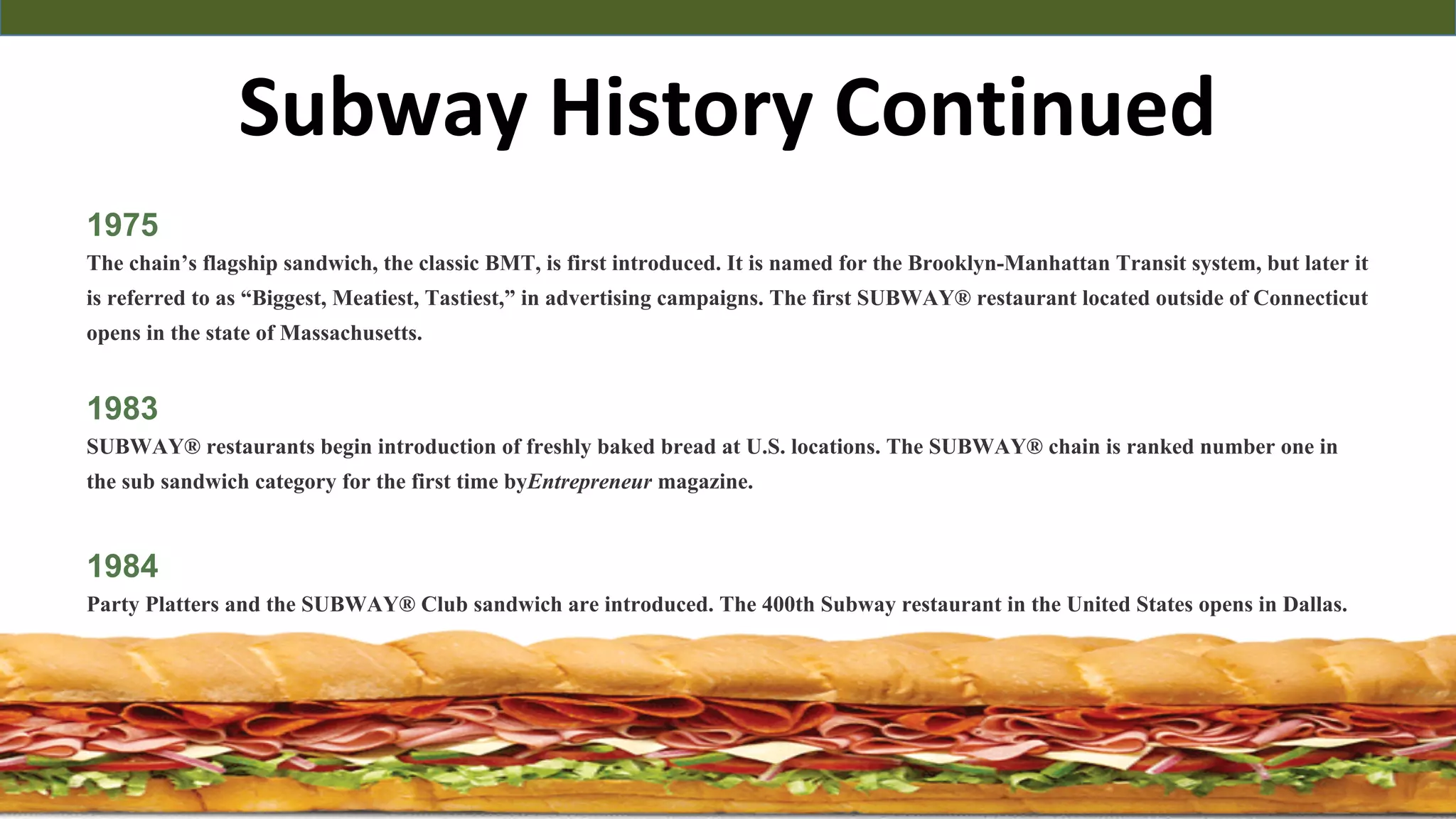 Subway Emerging Media Plan | PDF