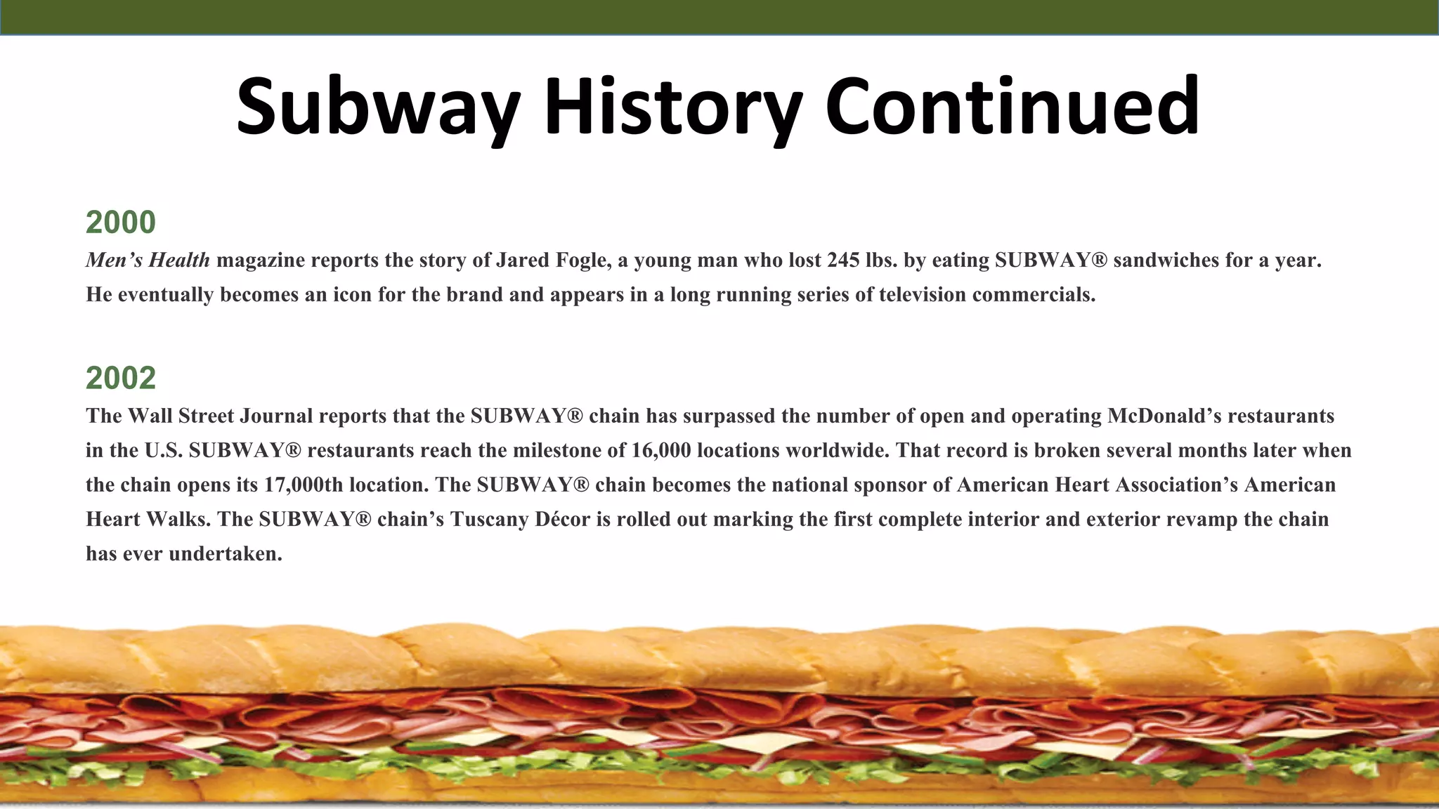 Subway Emerging Media Plan | PDF