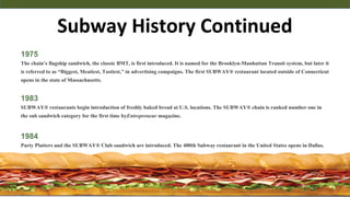 Subway Emerging Media Plan | PDF