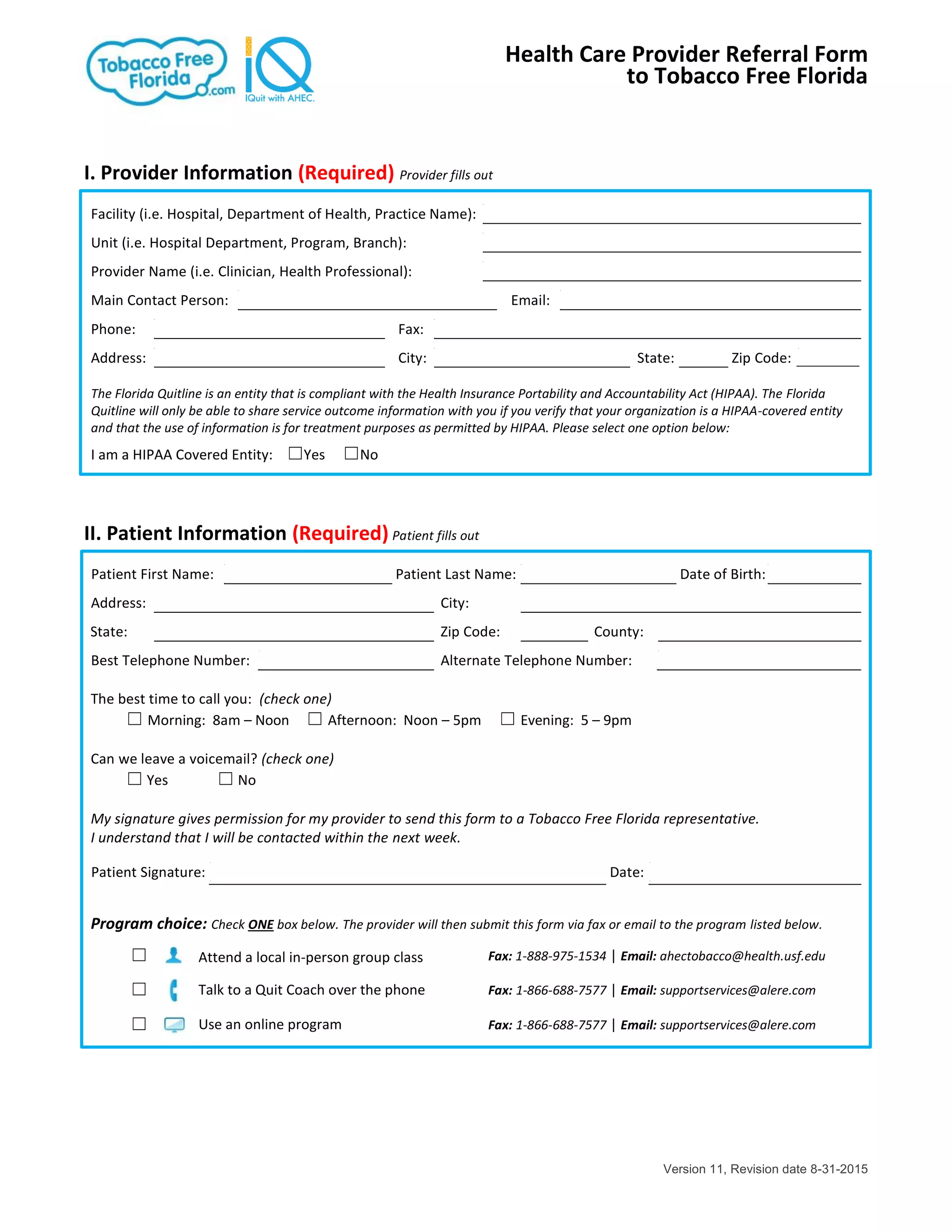 Provider Referral Form.09-04-15 | PDF