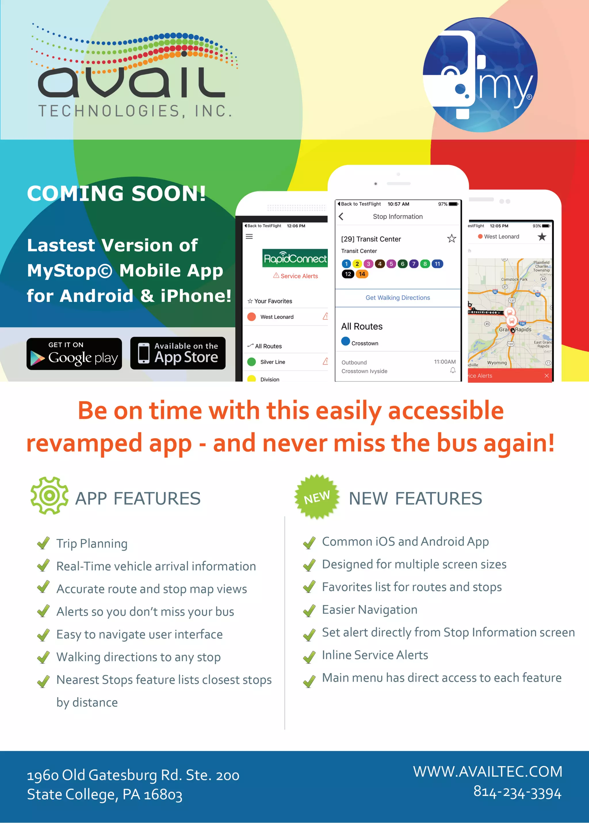 MyStop App Slick Sheet - NEW | PDF