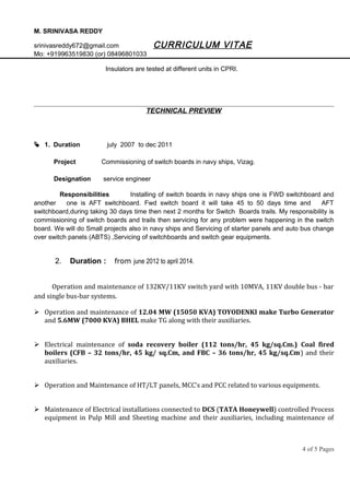 Srinivas-CV-1.DOC | Resume Writing and Advice | Job Search