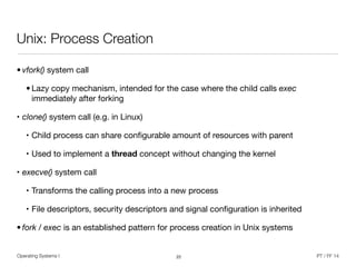 Operating Systems 1 (6/12) - Processes | PDF