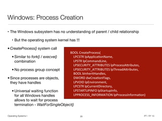 Operating Systems 1 (6/12) - Processes | PDF