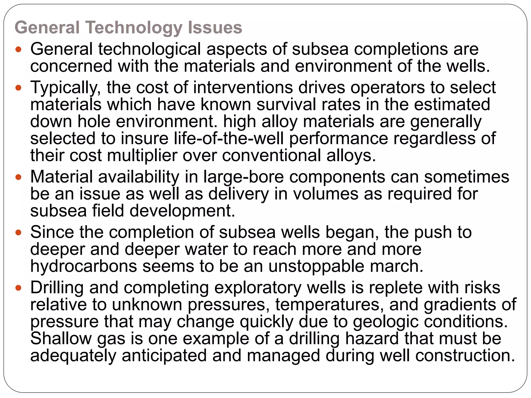 Subsea completion and control system | PPTX