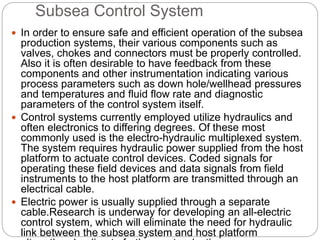 Subsea completion and control system | PPTX