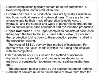 Subsea completion and control system | PPTX