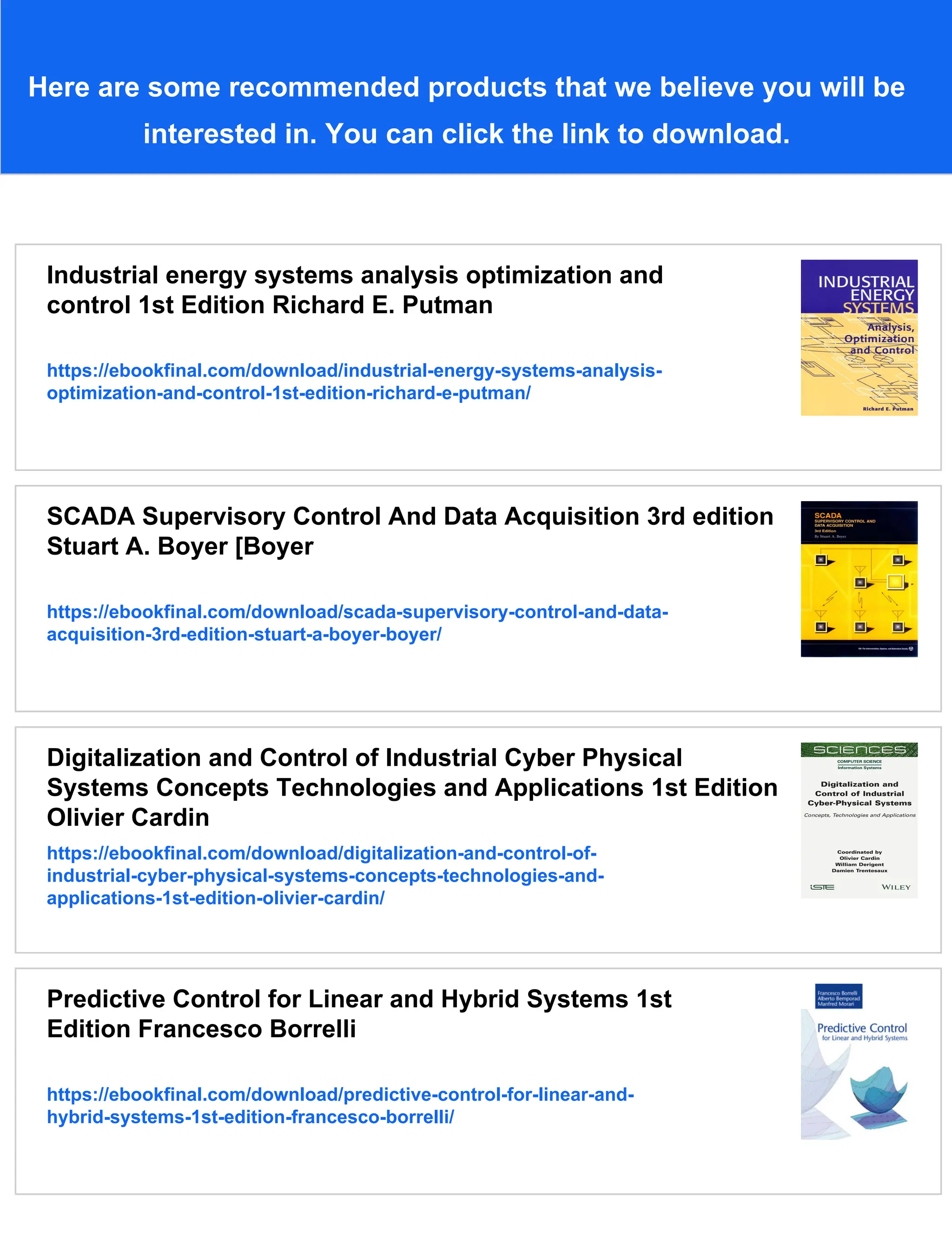 Cybersecurity for Industrial Control Systems SCADA DCS PLC HMI and SIS ...
