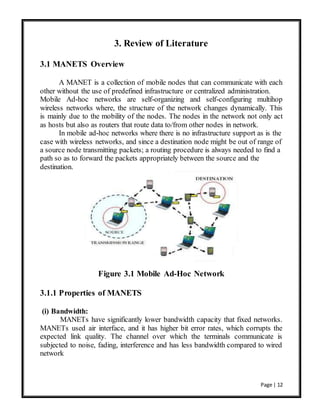 Performance Analysis of AODV and DSDV - FINAL YEAR PROJECT | DOCX | Computer Networking | Computing
