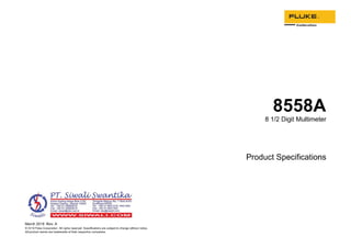 8558 A 8,5 Digit Multimeter | PPT