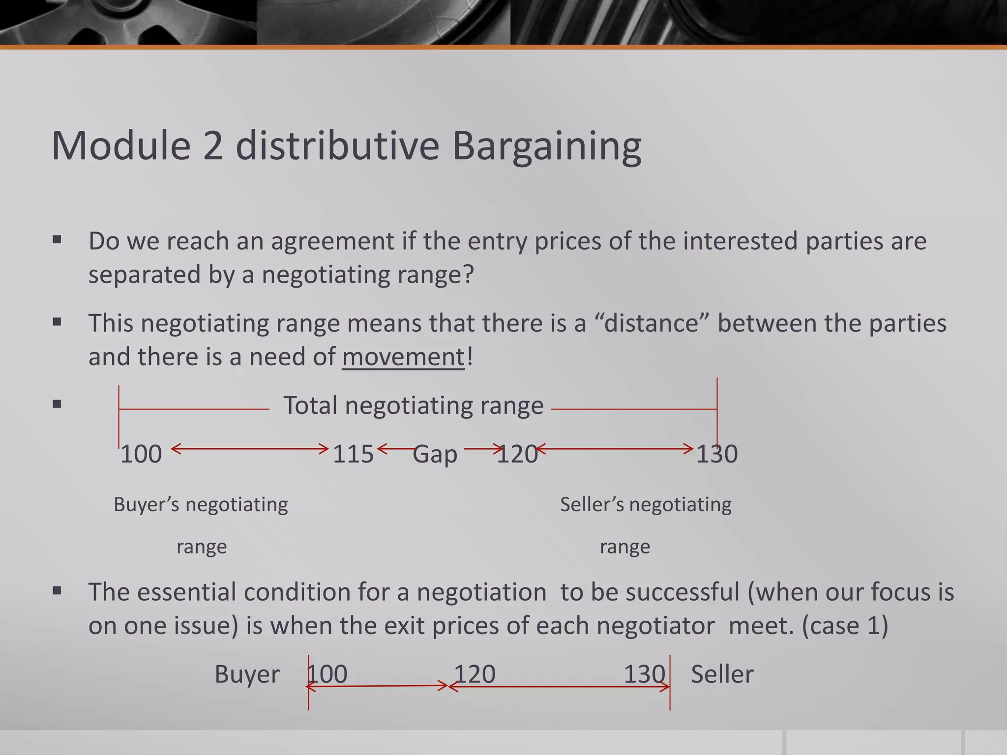 Module 2 Distributive Bargaining | PPT