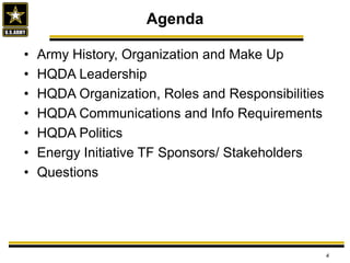 HQDA Introductory Brief to the EITF | PDF