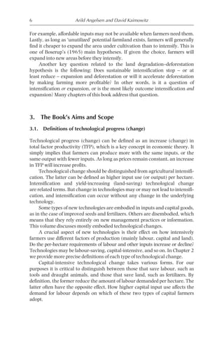Agricultural Technologies And Tropical Deforestation First A Angelsen | PDF
