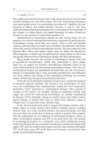 Agricultural Technologies And Tropical Deforestation First A Angelsen | PDF
