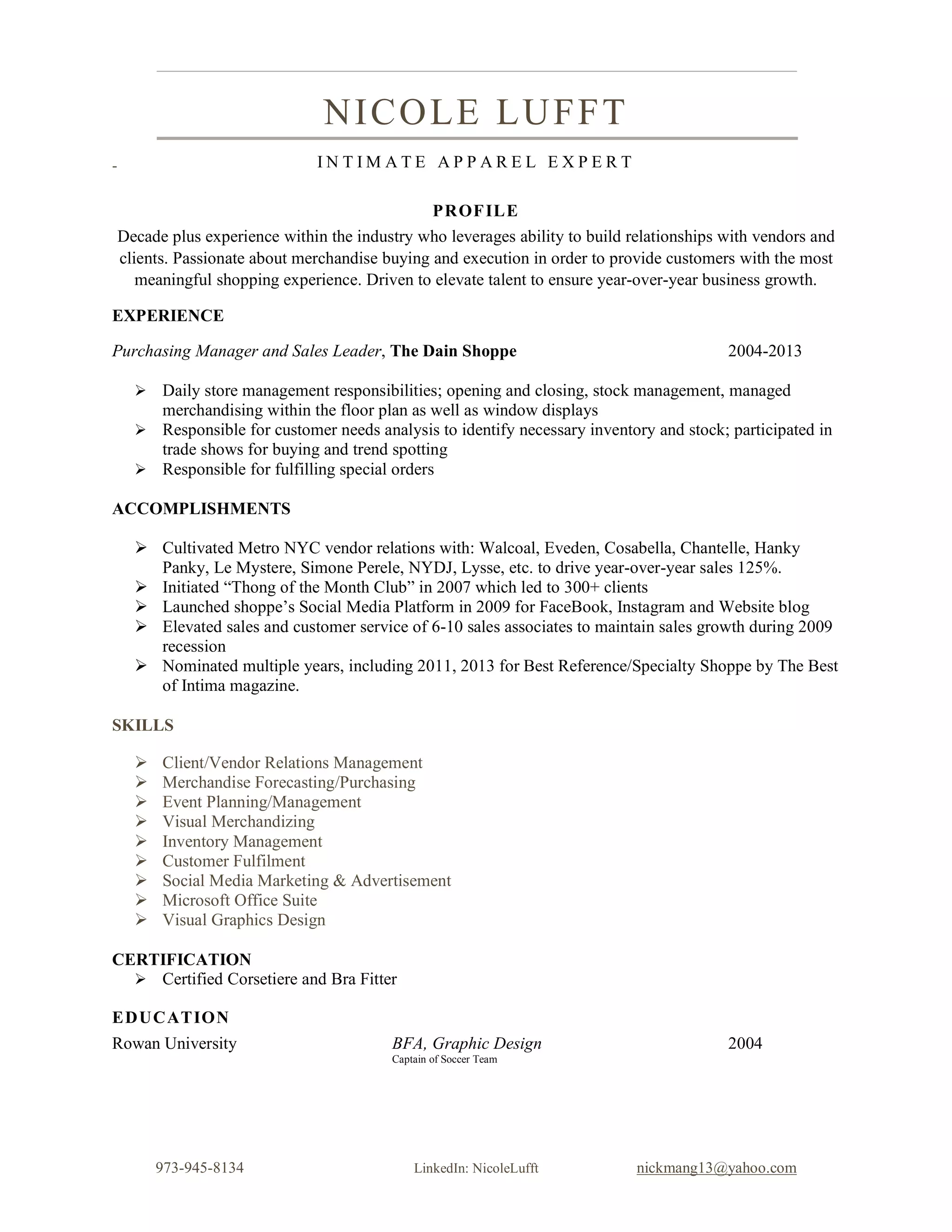Lufft Resume v2 (1) | PDF
