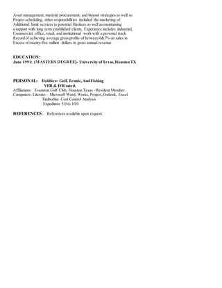 ERIC CV 1 | PDF