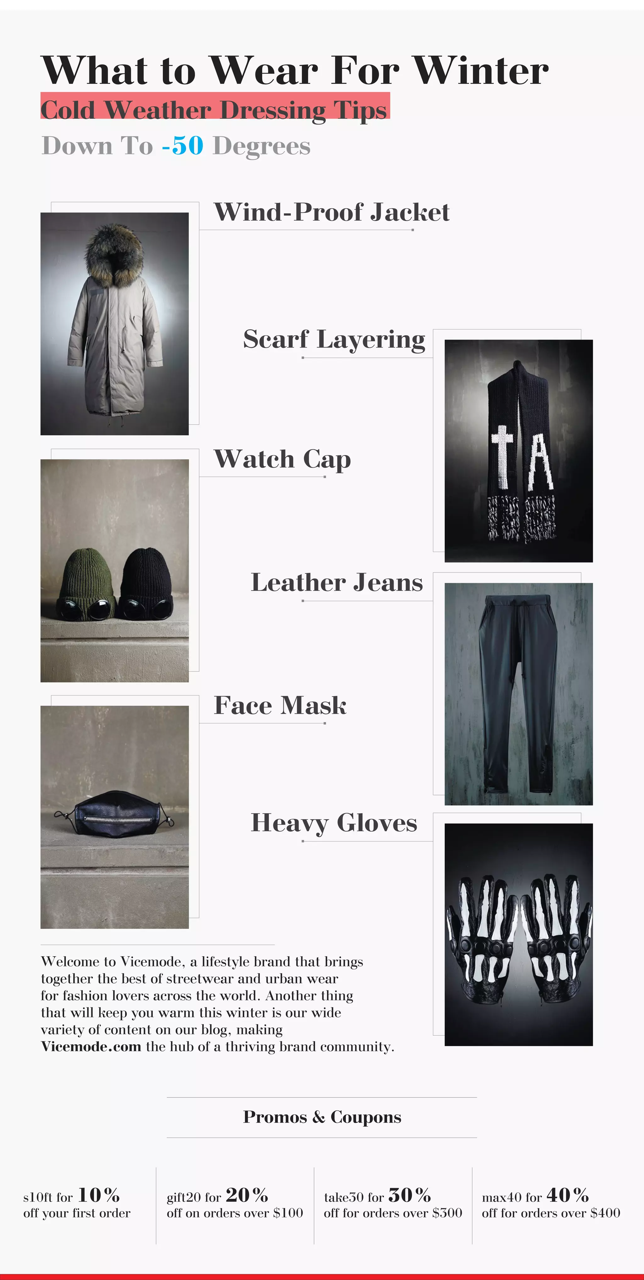 Cold Weather Dressing Tips - Vicemode.com