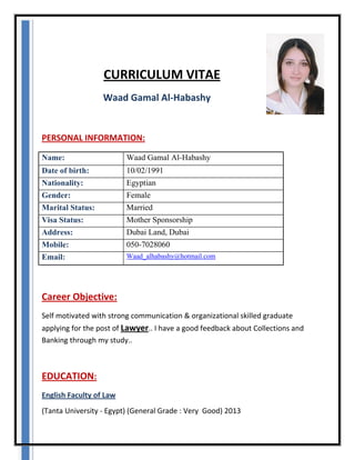 CURRICULUM VITAE - waad | PDF | Legal Services Industry | Industries