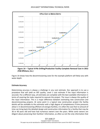 Cost Estimating for Offshore Oil & Gas Facility Decommissioning | PDF